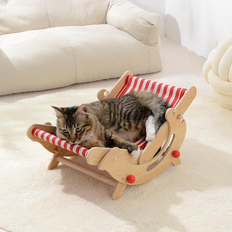 Cat Recliner Chair Solid Wood Multiple Adjustment Levels – Glampawstore